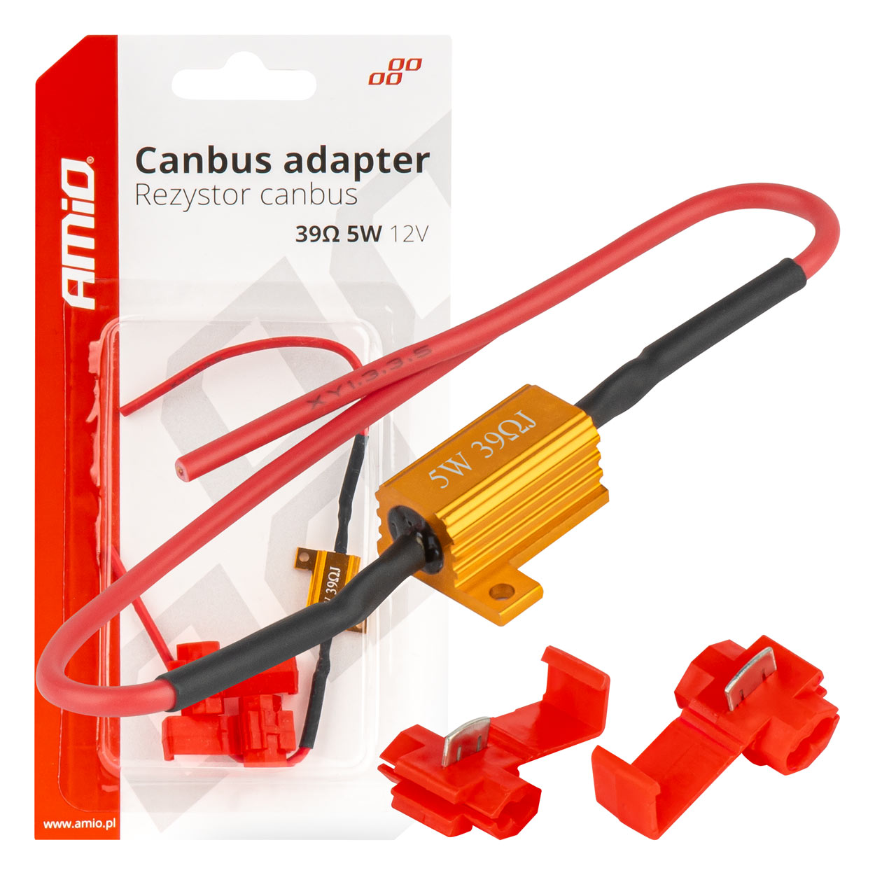 Takisti relee LED Canbus 39Ω 5W 1tk Amio 04090 | Autotarvikud | Hasmar